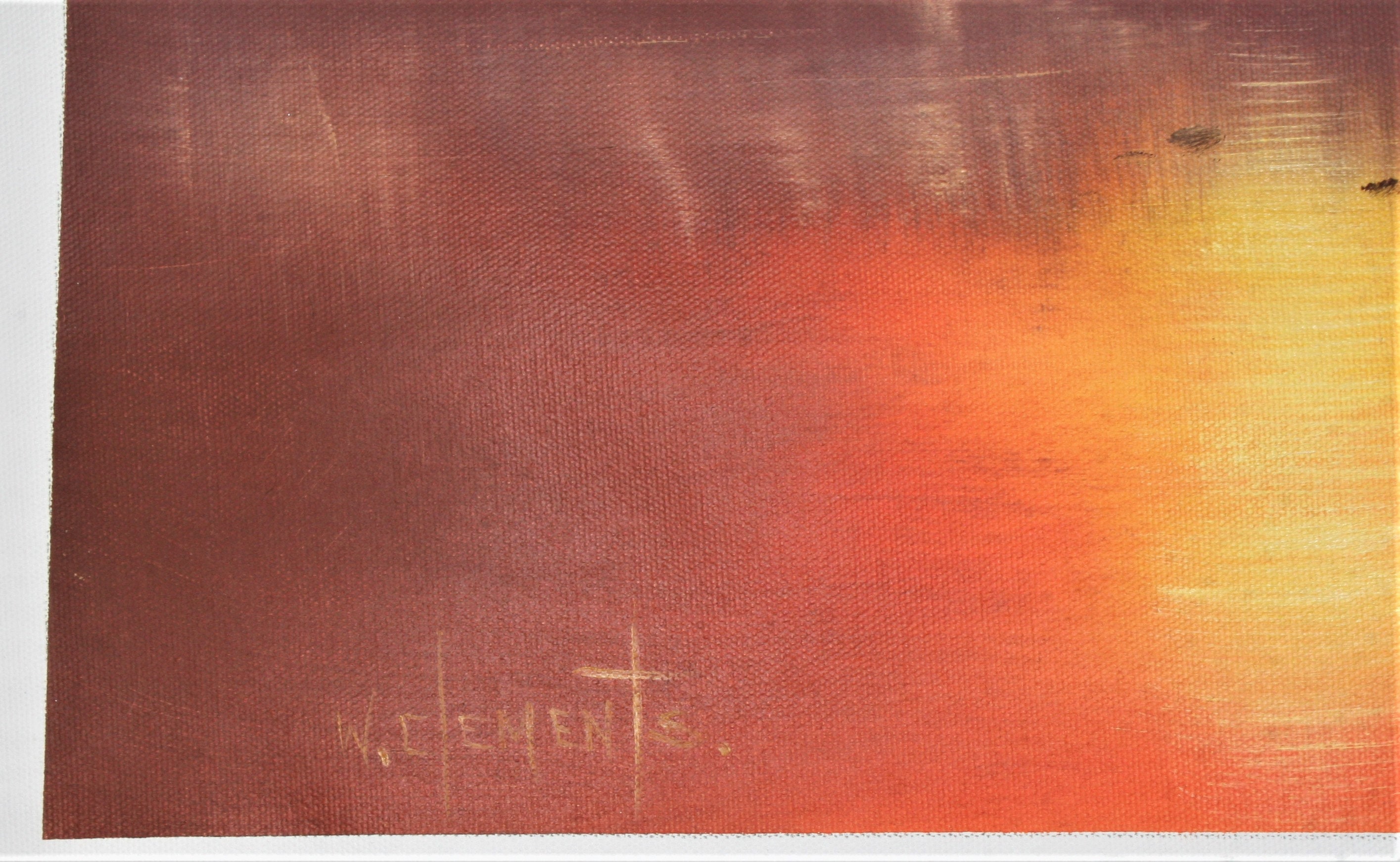 Wayne Clements Original Painting Oil on Canvas Unframed - Etsy UK