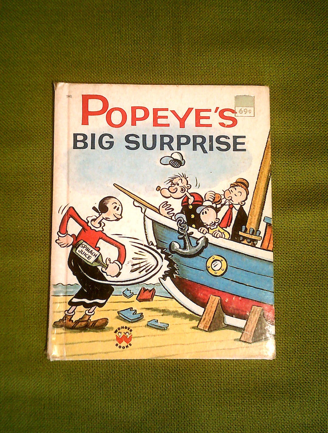 Popeye's Big Surprise by Barbara Waring - A Wonder Book - Vintage ...