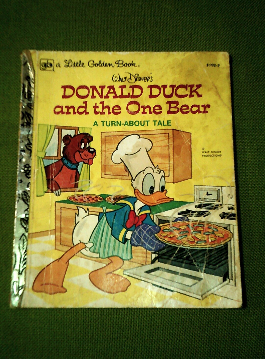 Donald Duck and the One Bear - A Turn-about Tale - Little Golden Book ...