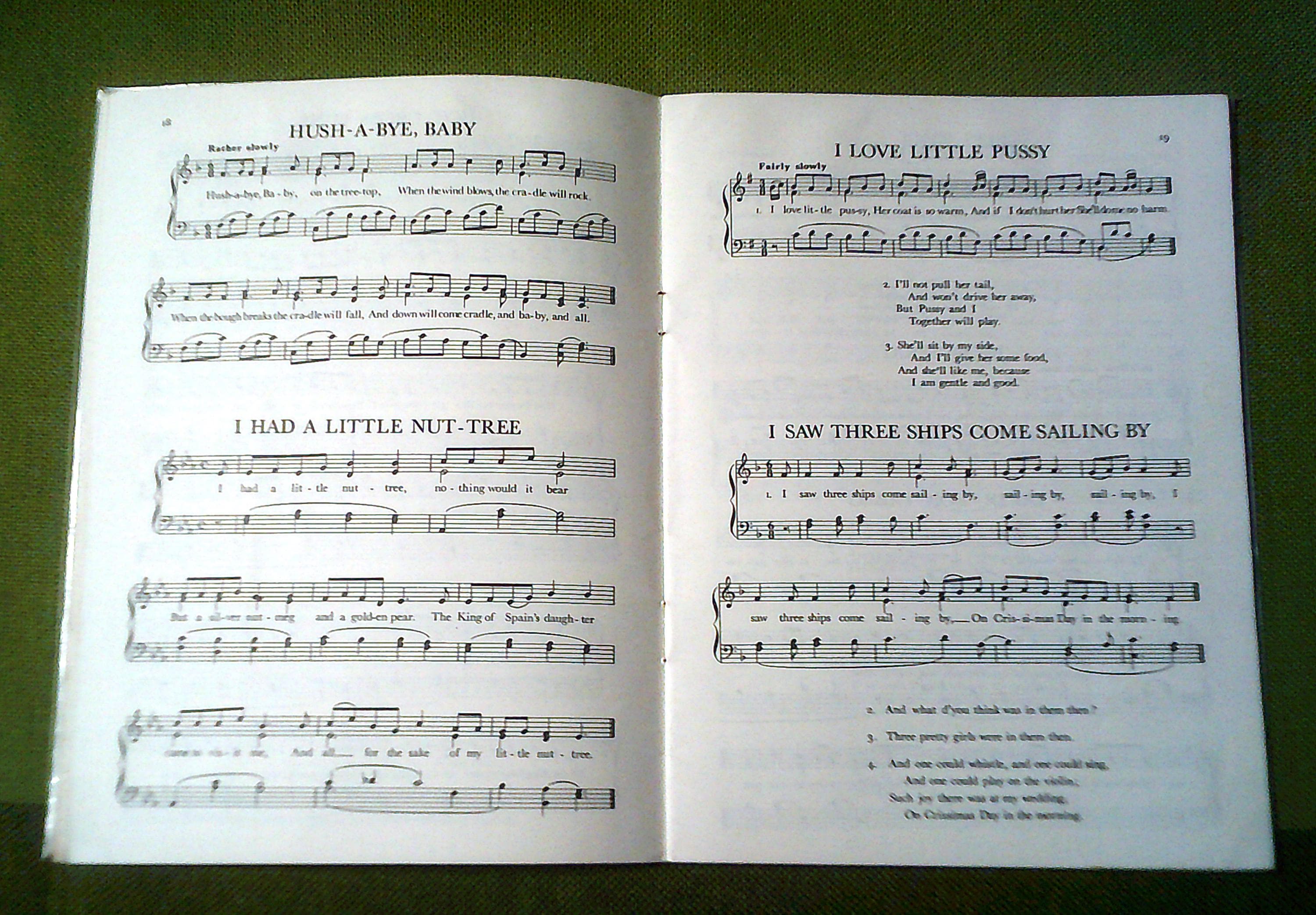 The Oxford Nursery Song Book by Percy Buck - 1933 Sheet Music Book ...