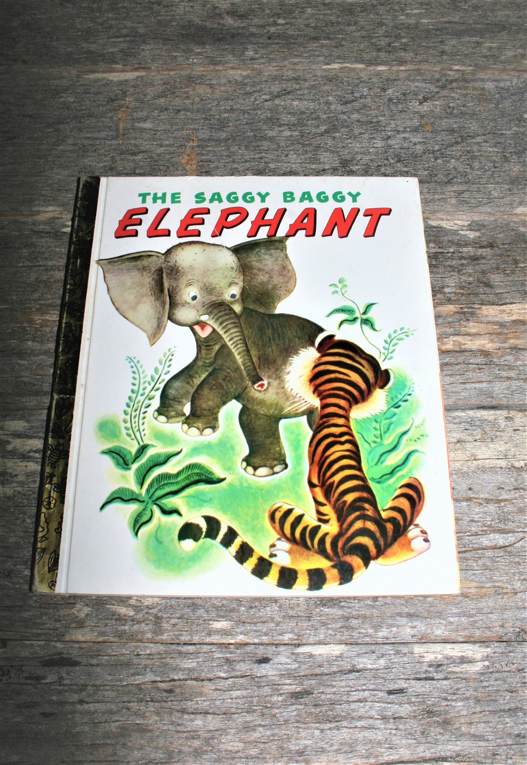 The Saggy Baggy Elephant A Little Golden Book Classic Children's Book ...