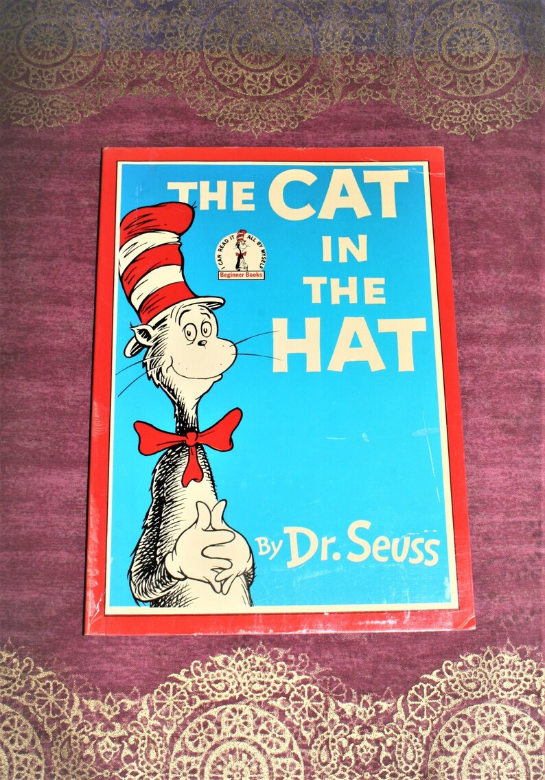 The Cat in the Hat by Dr Seuss Beginner Books Vintage - Etsy Australia