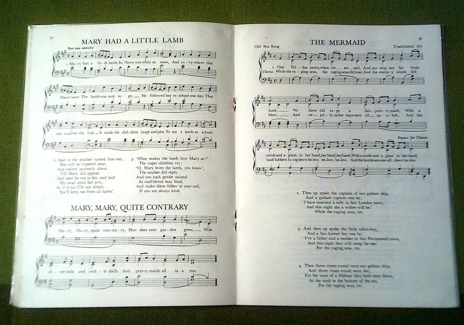 The Oxford Nursery Song Book by Percy Buck - 1933 Sheet Music Book ...