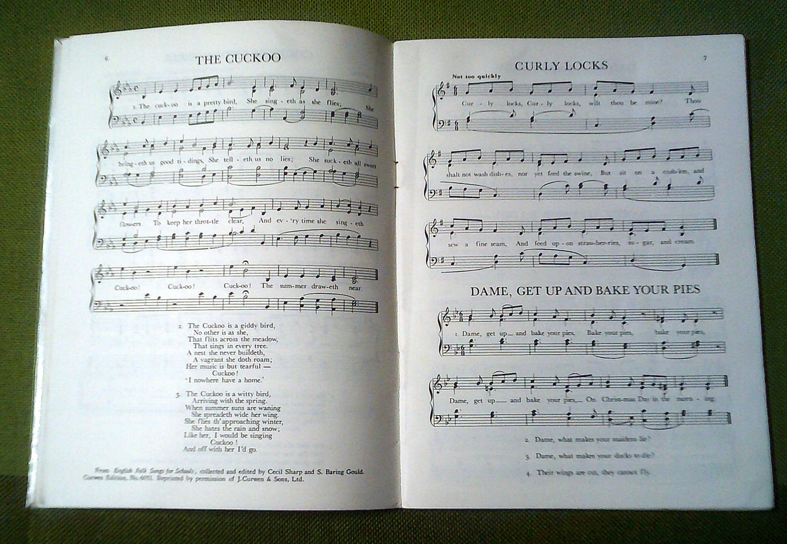 The Oxford Nursery Song Book by Percy Buck - 1933 Sheet Music Book ...