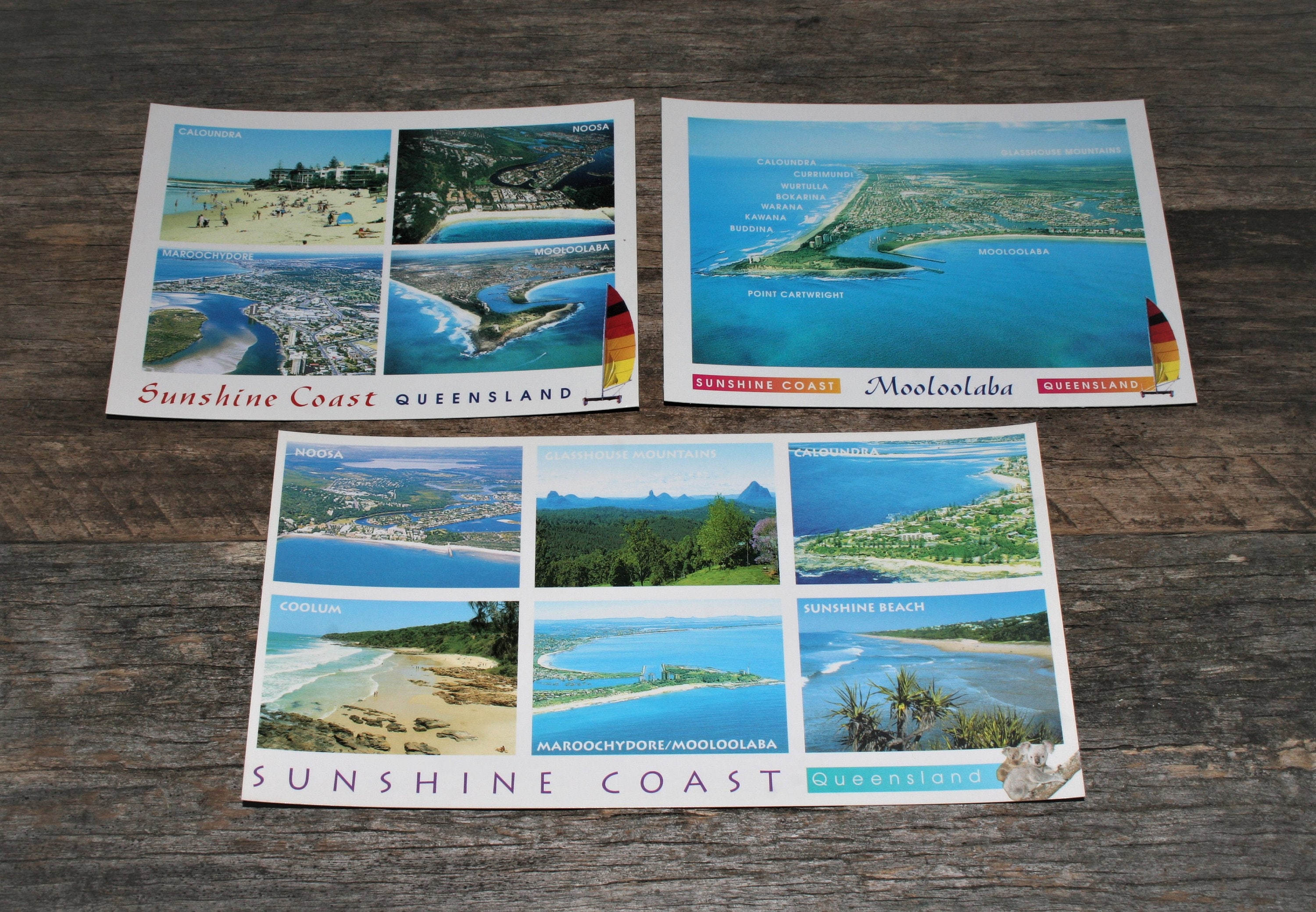 Sunshine Coast, Queensland, Australia Postcards - Lot of 17 Vintage ...