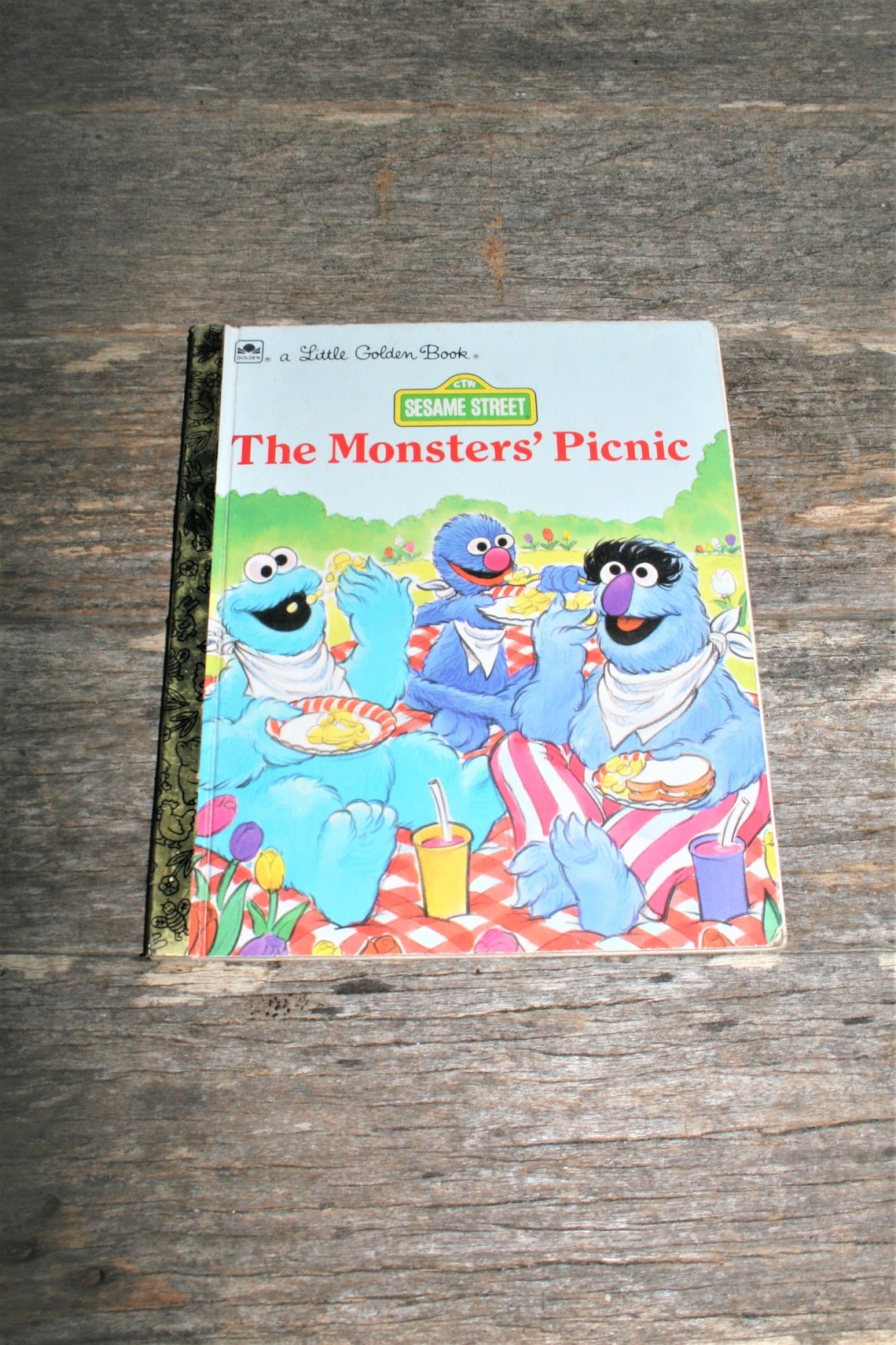 The Monster's Picnic A Little Golden Book 1991 Vintage | Etsy