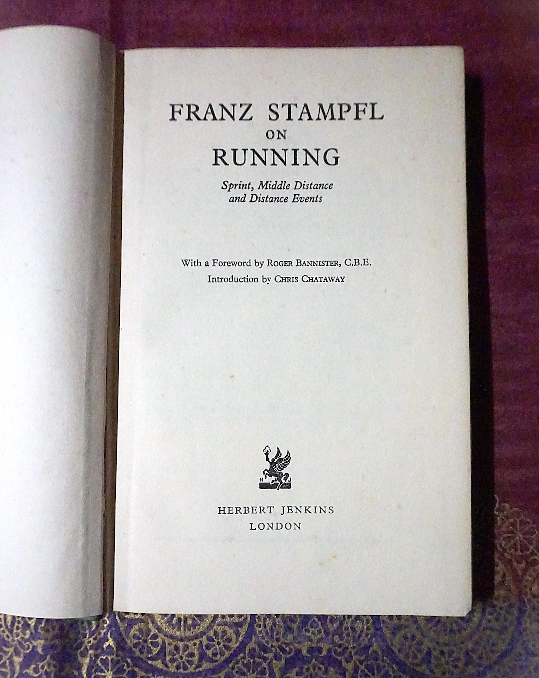 Franz Stampfl on Running - 1956 Vintage Reference Book - Sprint, Middle ...