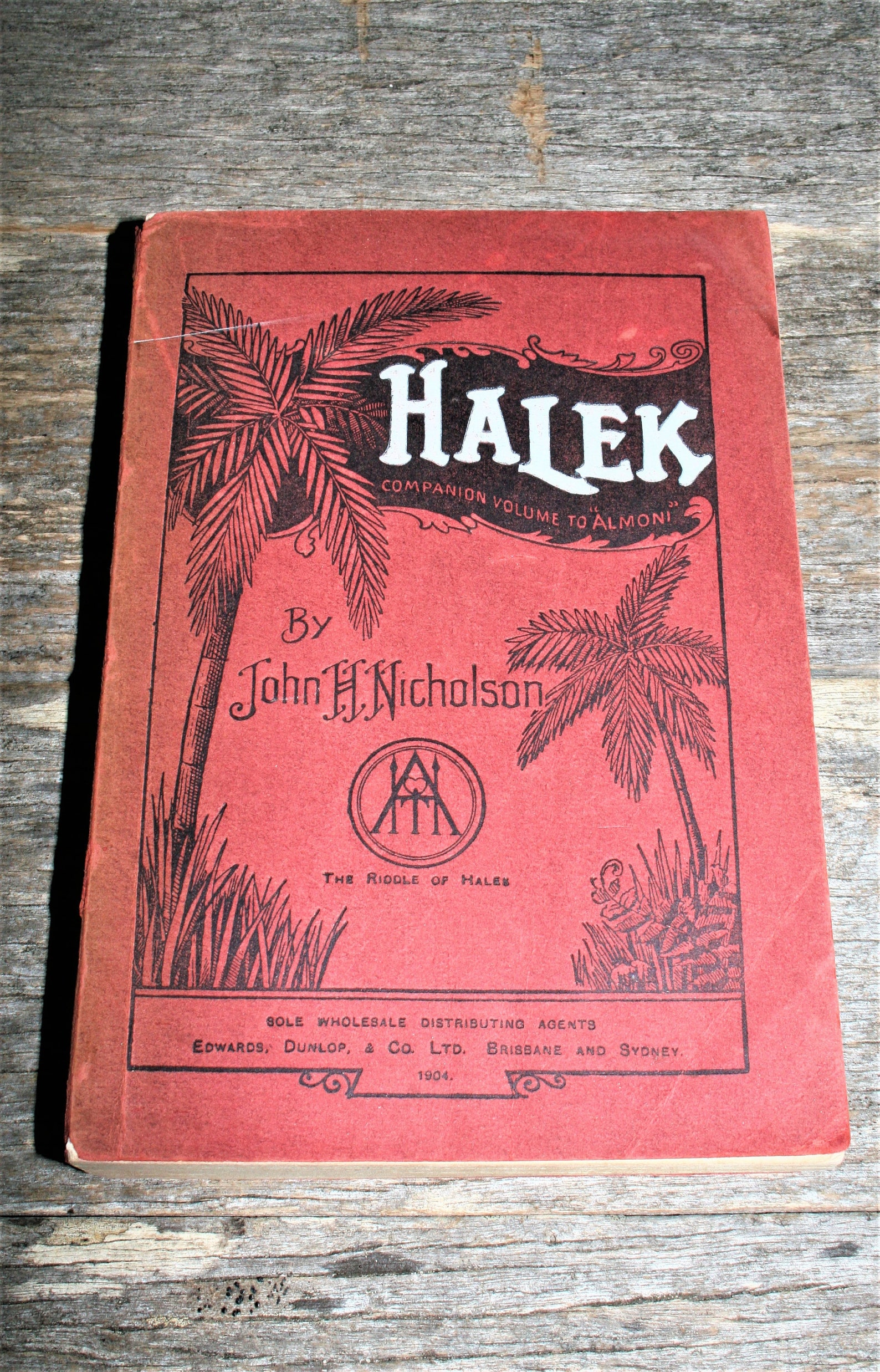 Halek by John H. Nicholson the Riddle of Halek Companion - Etsy
