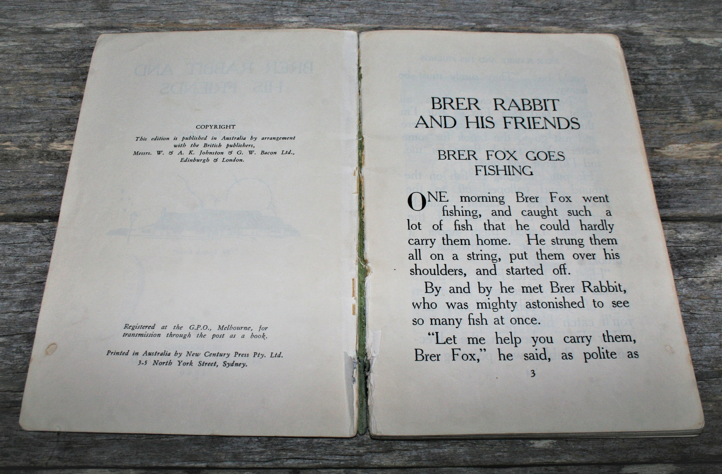 Brer Rabbit and His Friends by Enid Blyton 1960 Old Thatch | Etsy