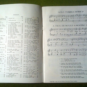 The Oxford Nursery Song Book by Percy Buck - 1933 Sheet Music Book ...