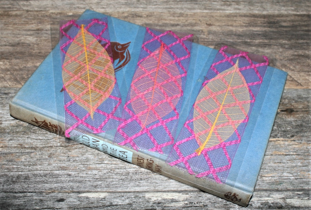 Skeleton Leaves Bookmark - Set of 3 - Etsy