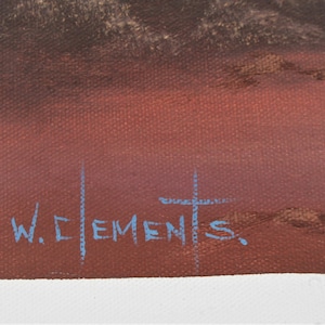 Wayne Clements - Two Original Paintings - Oil on Canvas - Unframed ...