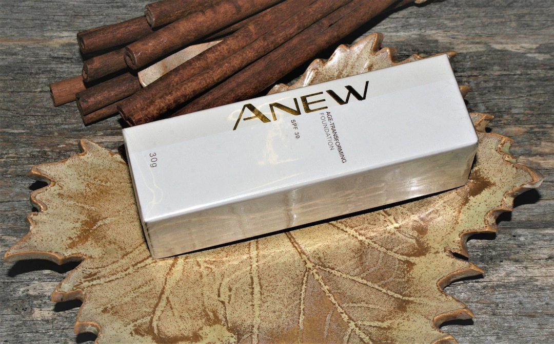 Vintage Avon - Avon Anew Age Transforming Foundation - Warmest Beige ...