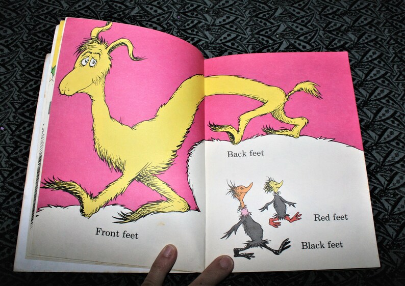 The Foot Book by Dr. Seuss - 1969 Vintage Paperback Children's Book ...