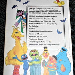 Sesame Street Finding Out Encyclopedia Volume 12 the S Book 1982 Vintage Hardcover Children's ...