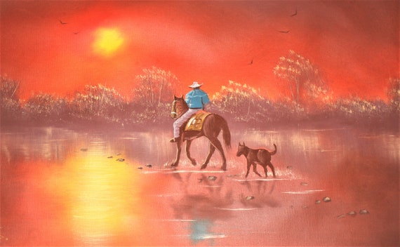 Wayne Clements Original Painting Oil on Canvas Unframed | Etsy