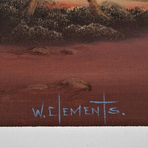 Wayne Clements - Two Original Paintings - Oil on Canvas - Unframed ...