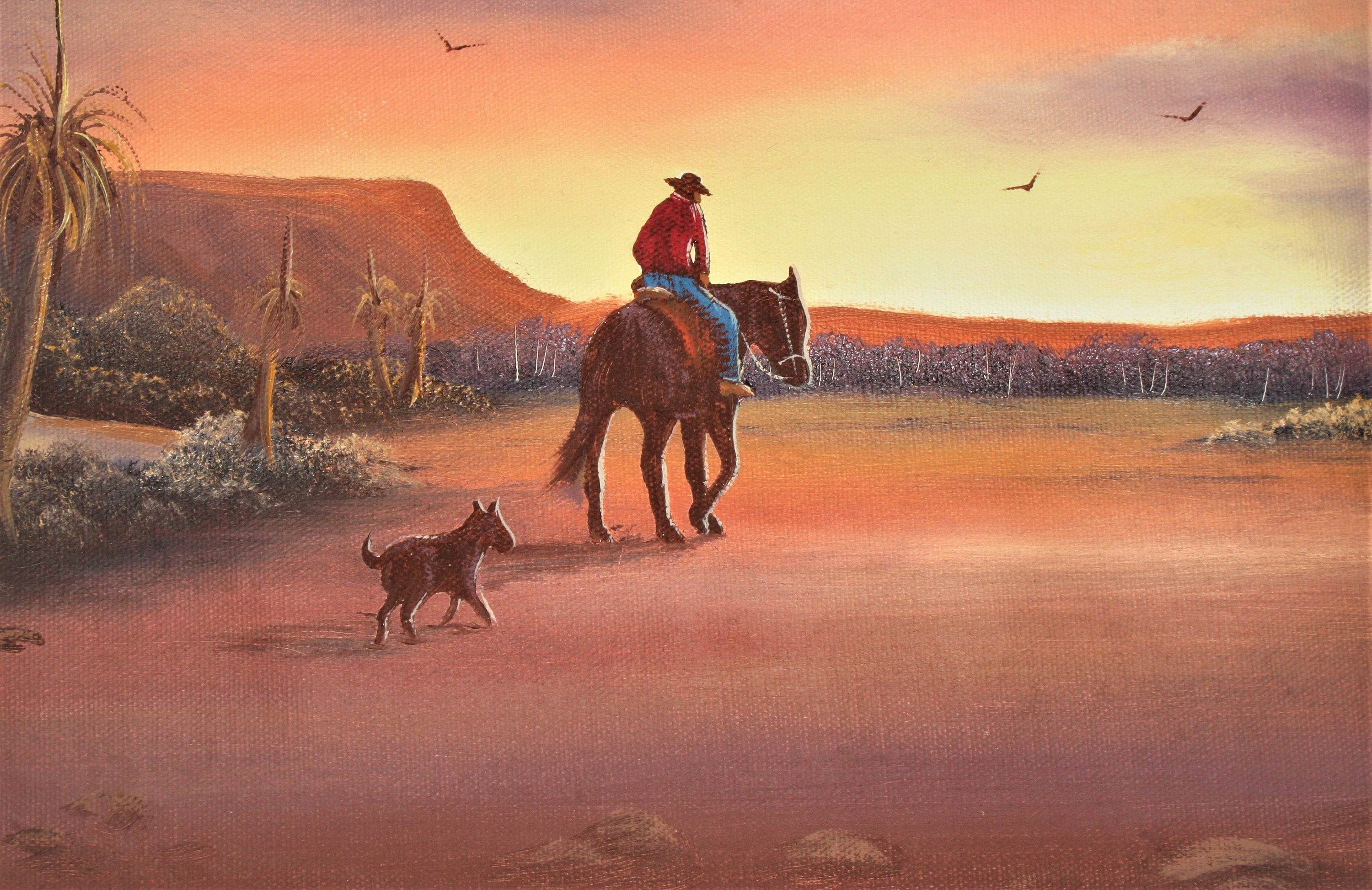 Wayne Clements Two Original Paintings Oil on Canvas - Etsy UK