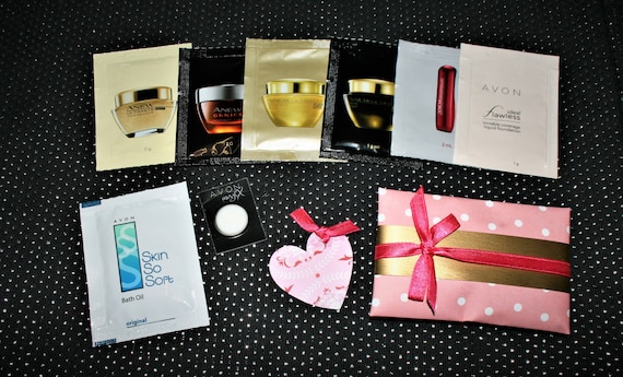 Avon Sample Pack Gift Wrapped Stocking Filler Secret | Etsy