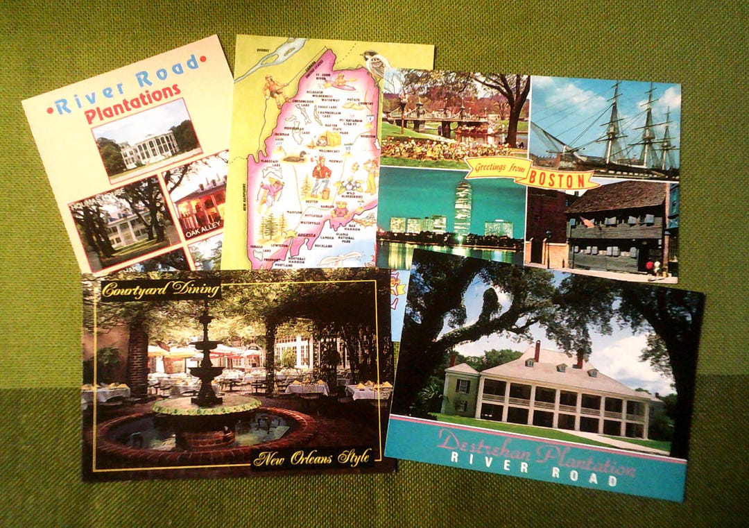 Vintage USA Postcards - Set of 5 Vintage Postcards - 1990's Vintage ...