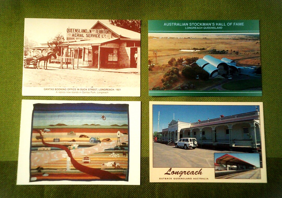 Longreach, Queensland, Australia Postcards - Outback Queensland - 1990 ...