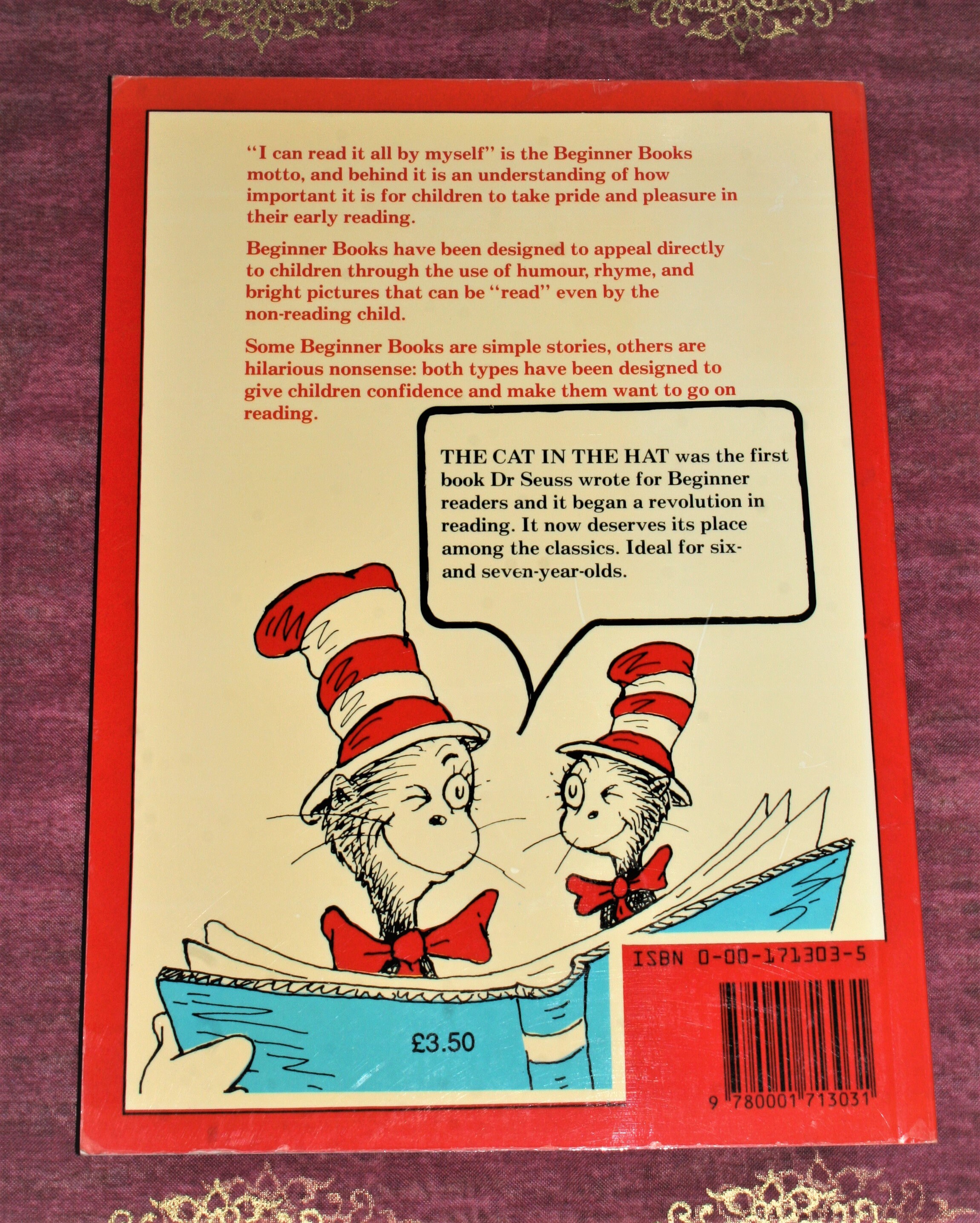 The Cat in the Hat by Dr Seuss Beginner Books Vintage - Etsy Australia