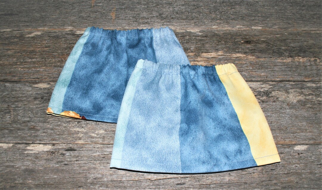 Sock Protectors - Blue and Yellow Print - Work Boot Protectors - Sock ...