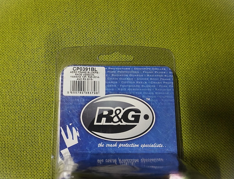 R&G Aero Frame Sliders - Race Version - Yamaha YZF-R25-2014 and R3-2015 ...