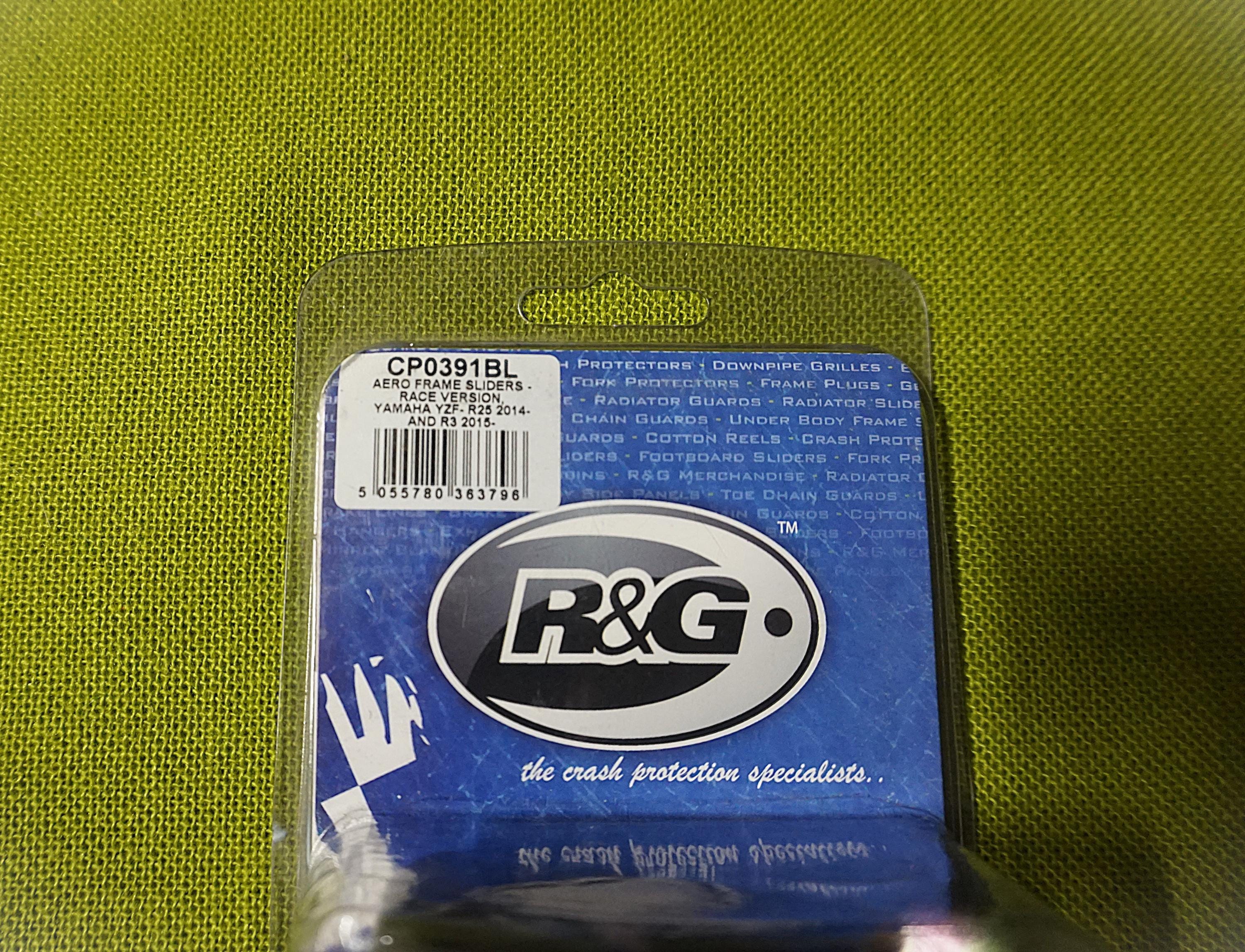 R&G Aero Frame Sliders - Race Version - Yamaha YZF-R25-2014 and R3-2015 ...