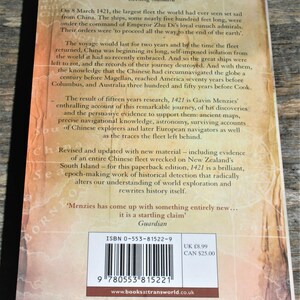 1421 the Year China Discovered the World by Gavin Menzies Pre-loved ...