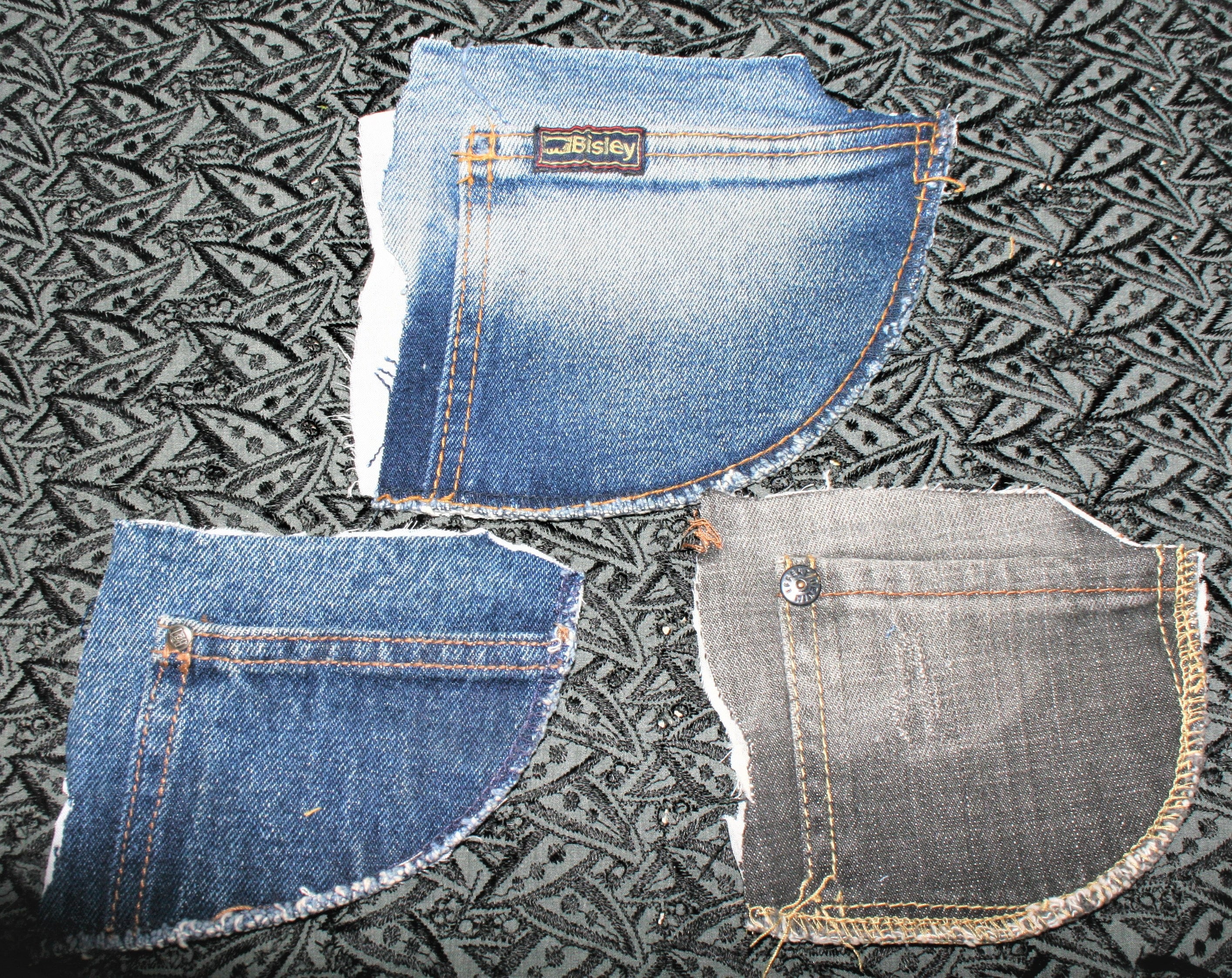 Reclaimed Jeans Coin Pockets 10 Coin Pockets Denim Jeans - Etsy