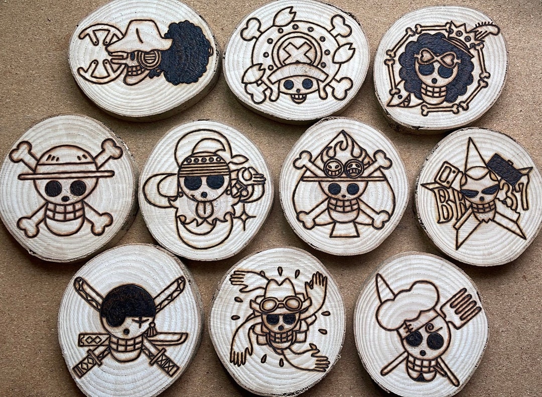 One Piece Wooden Discs/ Wooden Disc / Wooden Part With Engraving ...