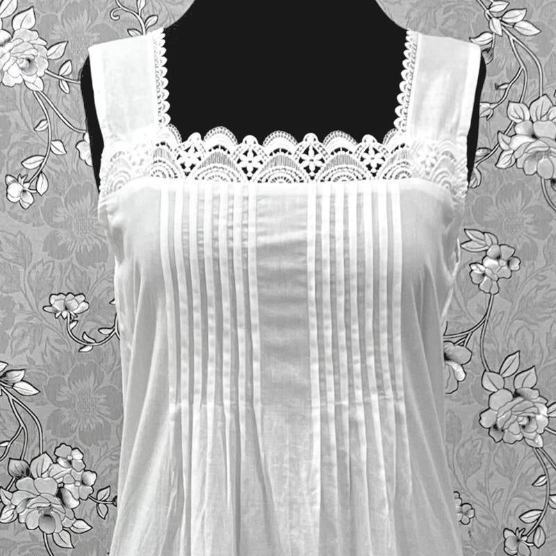 Silk Lace Trimmed Nightgown - Etsy