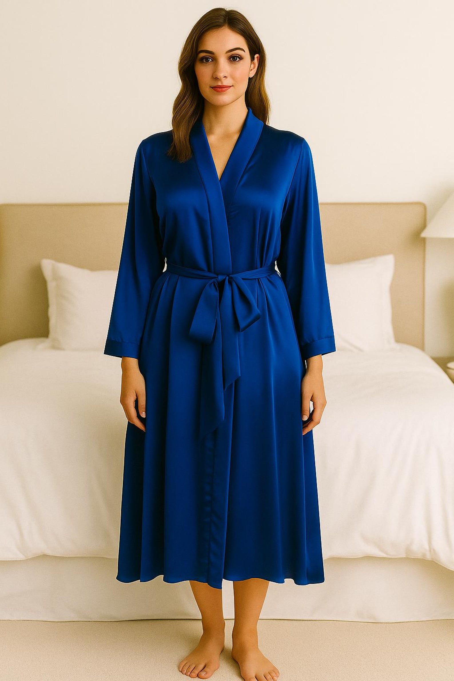 Soierose Satin Silk Robe - SR-1010 - Etsy