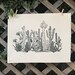 Desert - Handprinted Woodcut - Etsy