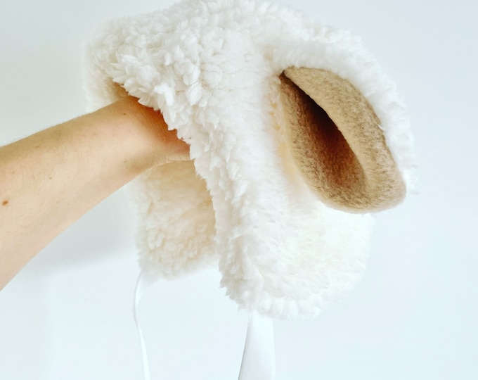 Sheep Lamb Hoodie Snood Scarf Animal Fleece Hat Cosplay Anime Skiing ...