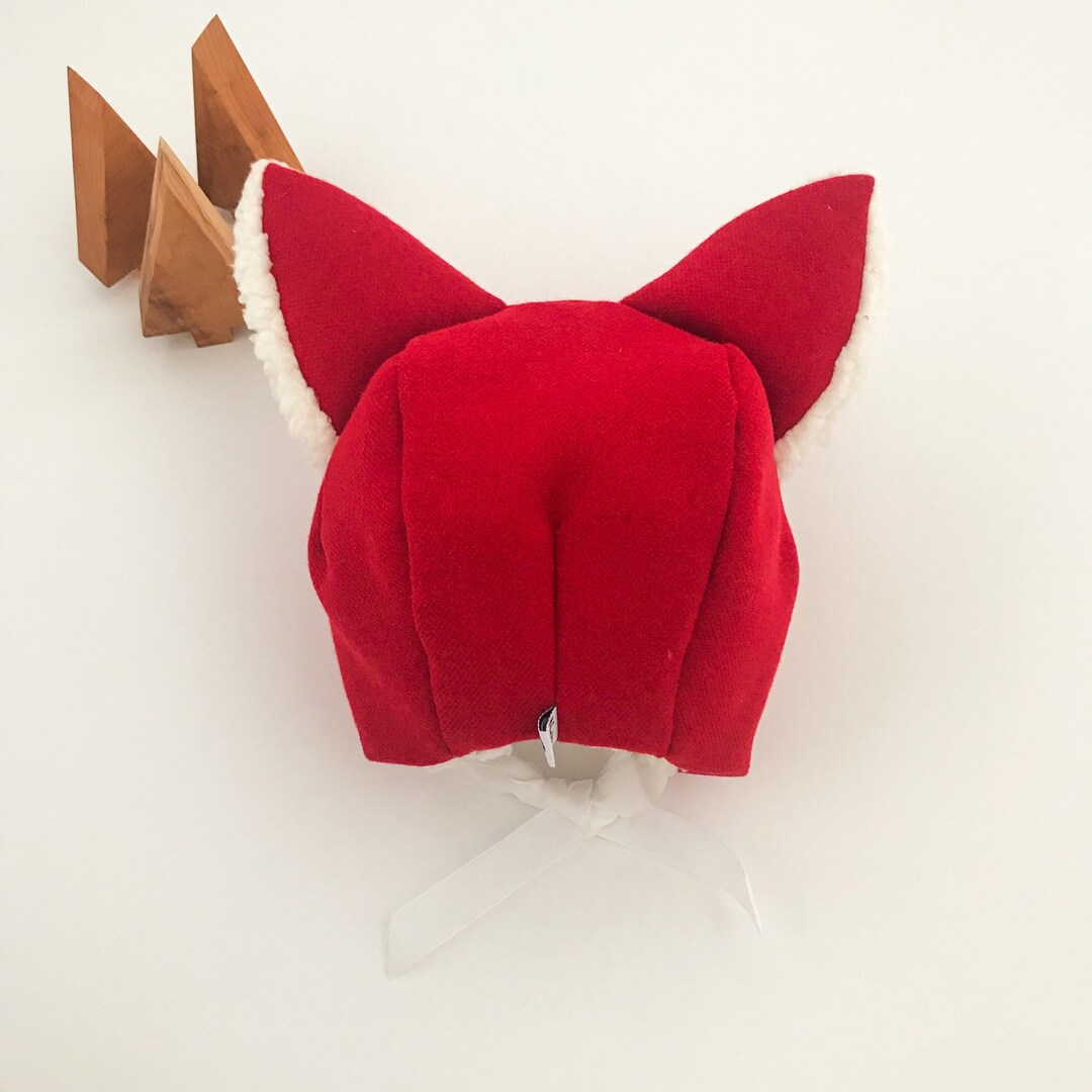 Red Fox Hat for Baby and Toddler in Red Colour, Winter Hat, Gift for ...