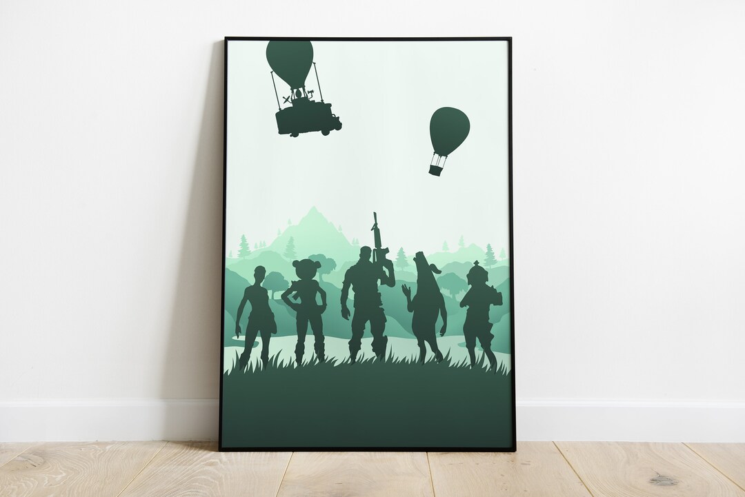 Battle Royale Shooter Poster Print, Video Game Poster, Video Game Art ...