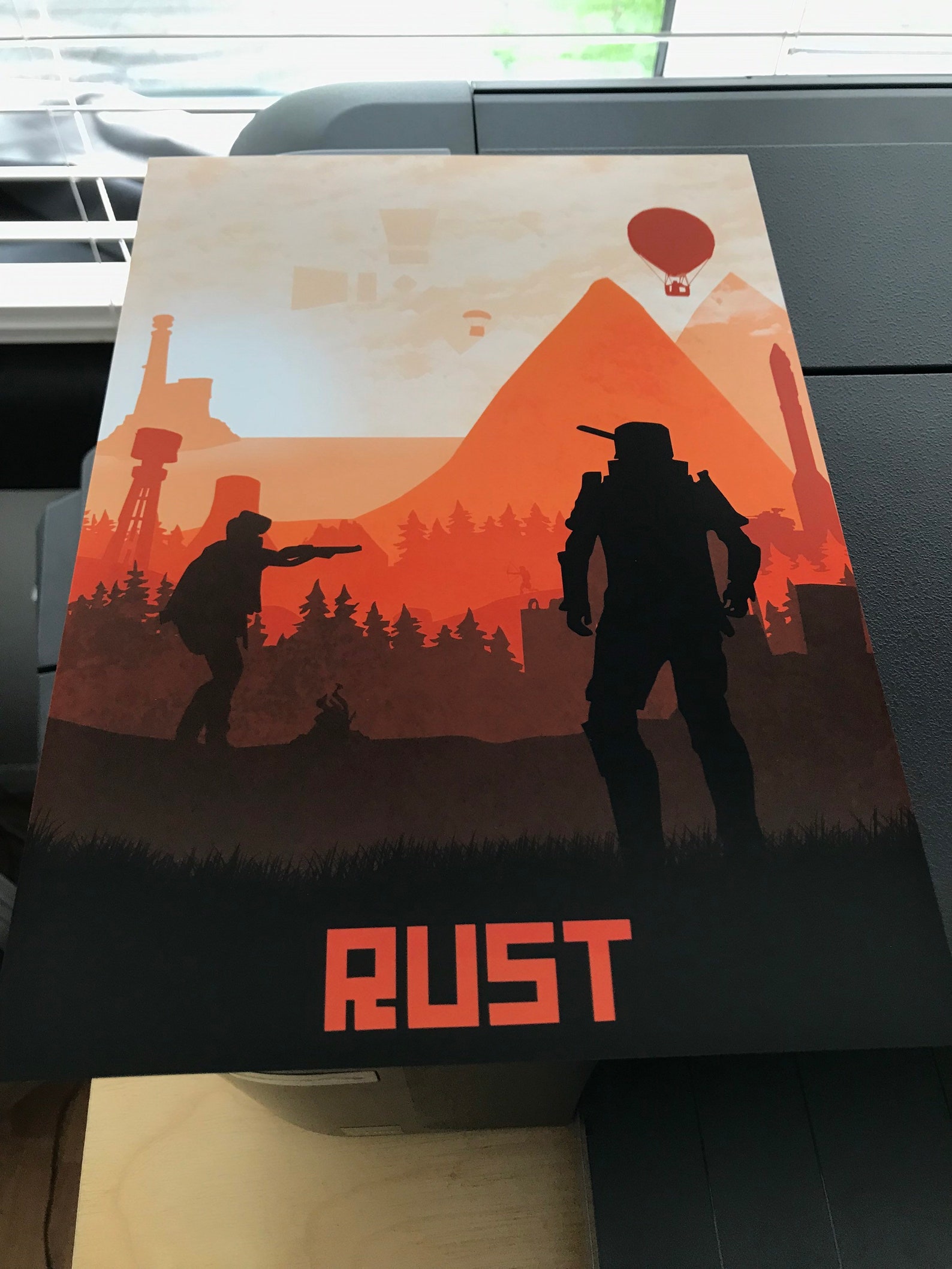 Rust Game Poster Print Video Game Poster Video Game Art - Etsy UK
