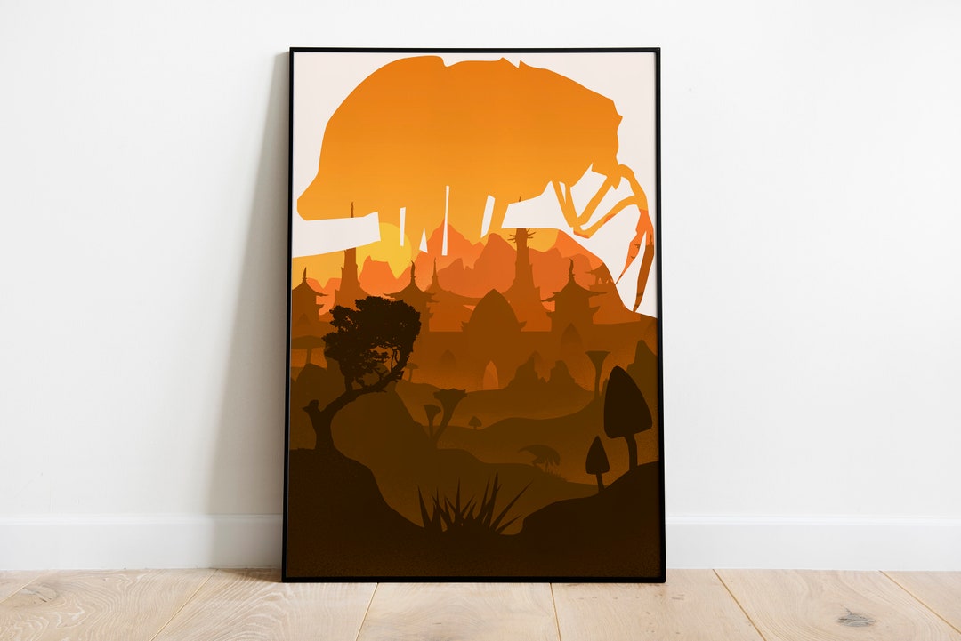Morrowind Mournhold Poster Print, Skyrim, the Elder Scrolls, Video Game ...