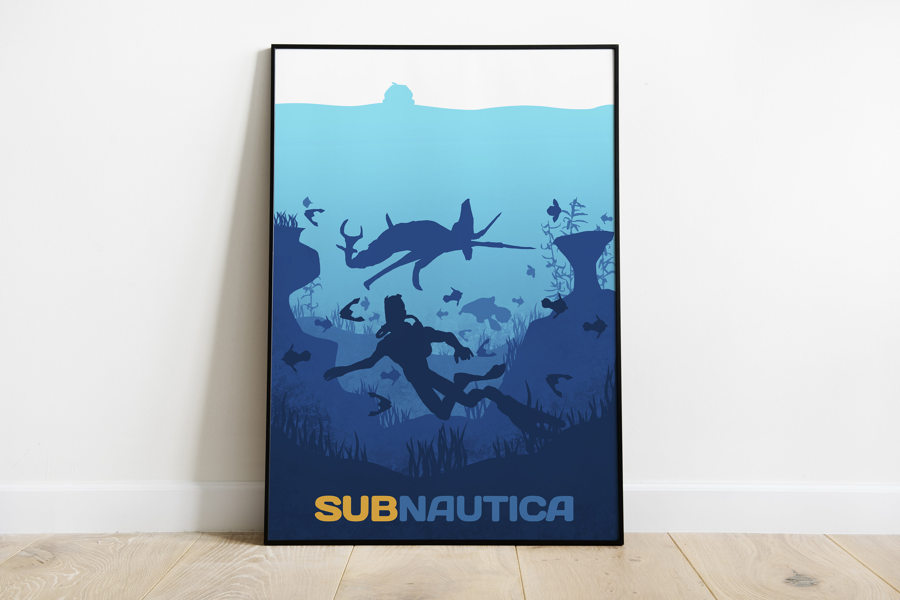 Subnautica Game Poster Print Video Game Poster Video Game - Etsy