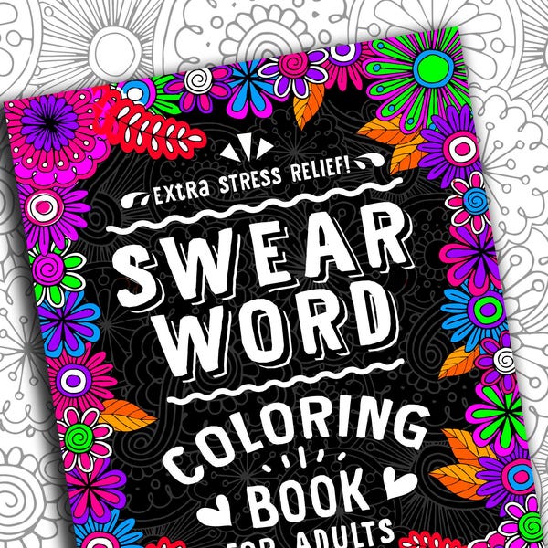 Curse Word Drawing Sheets - Etsy