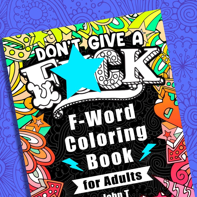 Coloring Adult Swear - Etsy