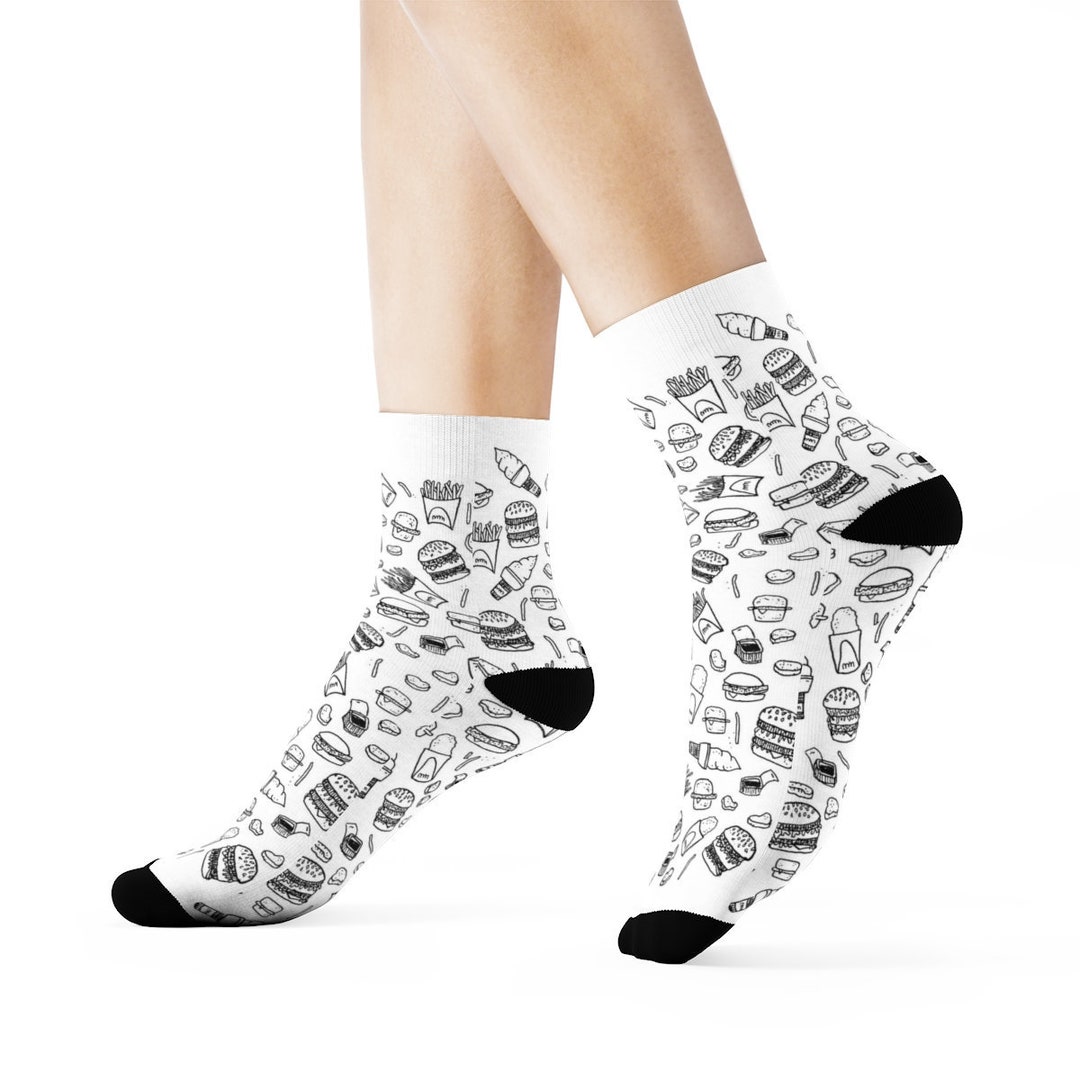 Dollar Menu Fast Food Socks - Etsy