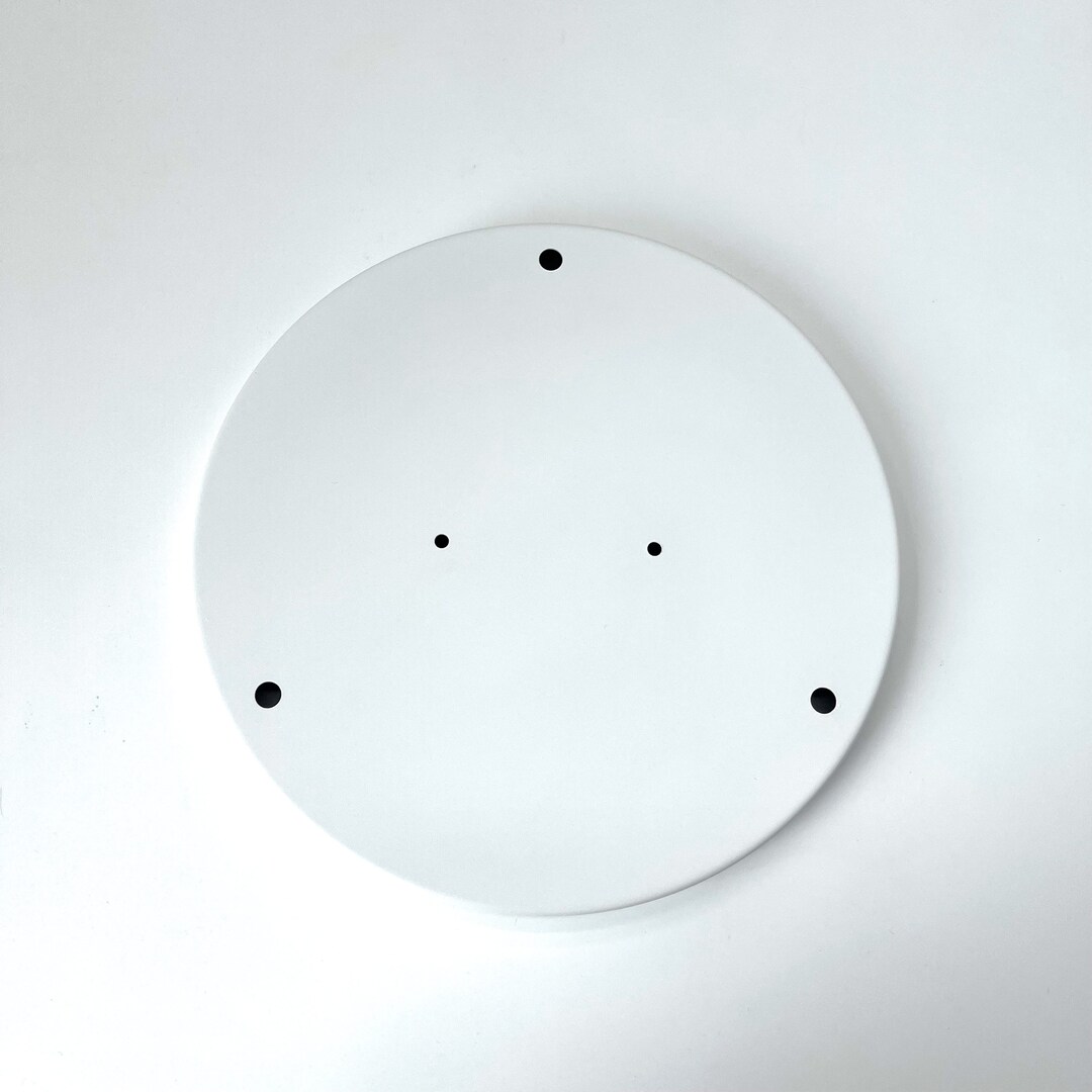 12in White 3-port Ceiling Canopy Kit With Cord Grips and - Etsy