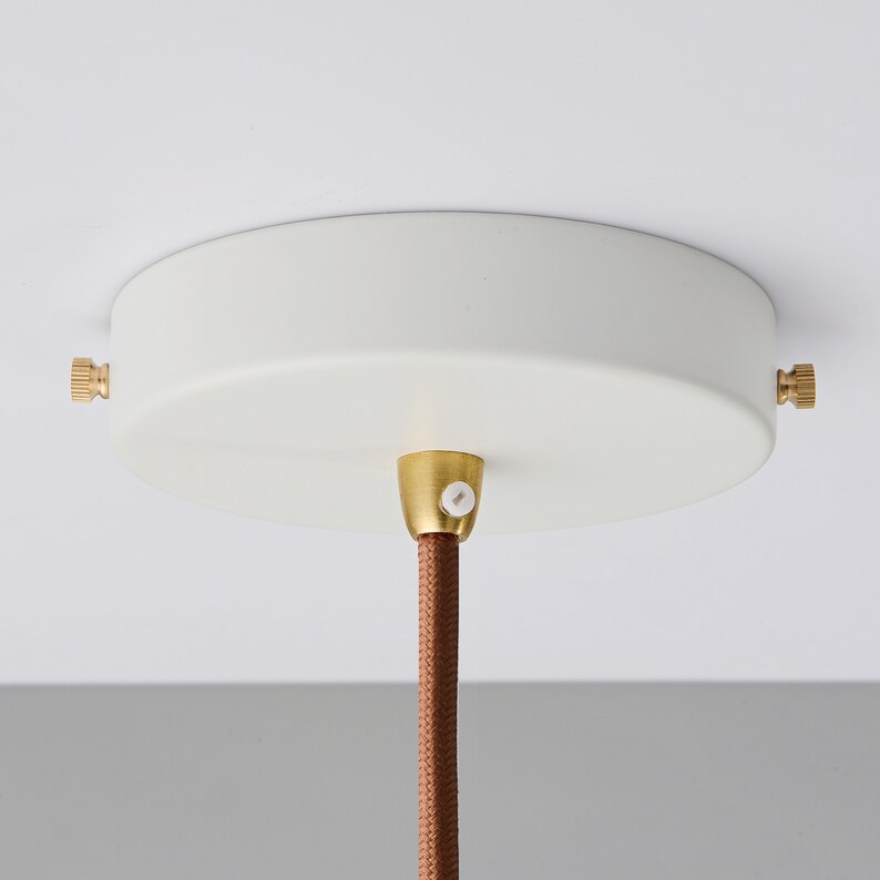 Beige Dome Shade Pendant Light Fixture 6.5in Porcelain - Etsy