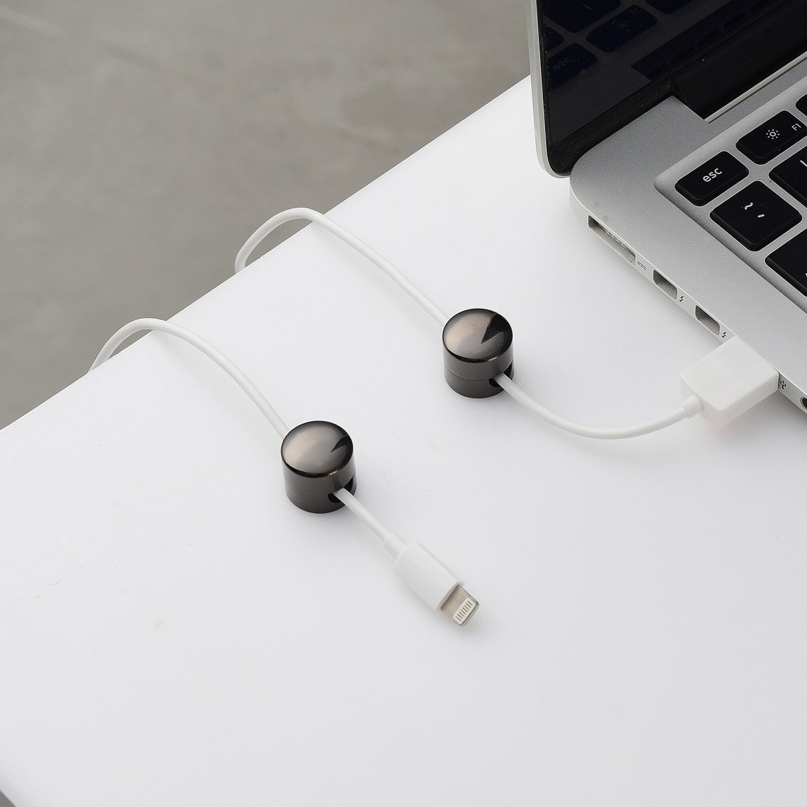 Chrome Cable Organizer Cord Keeper Management for Home - Etsy UK