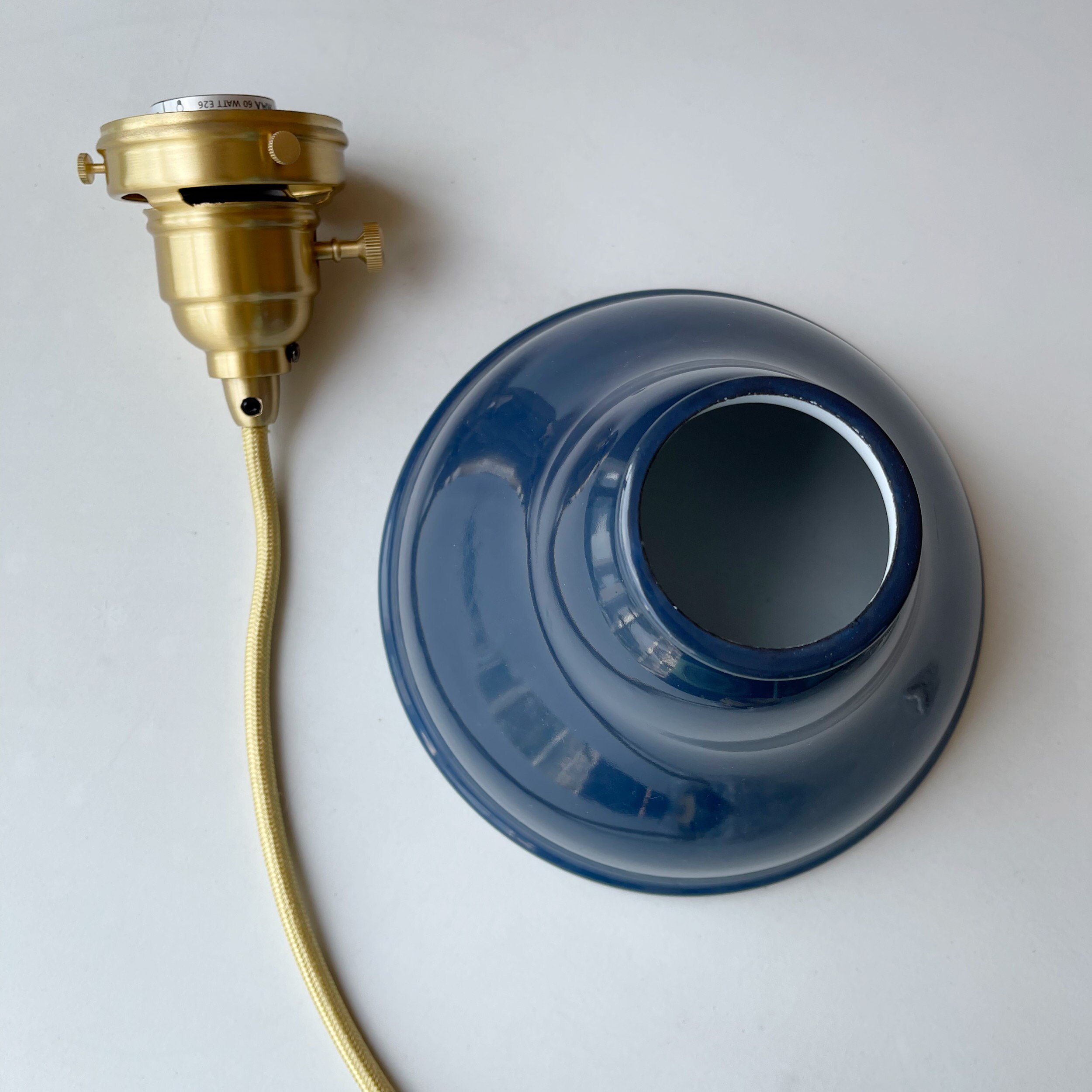 Beige Dome Shade Pendant Light Fixture 6.5in Porcelain | Etsy