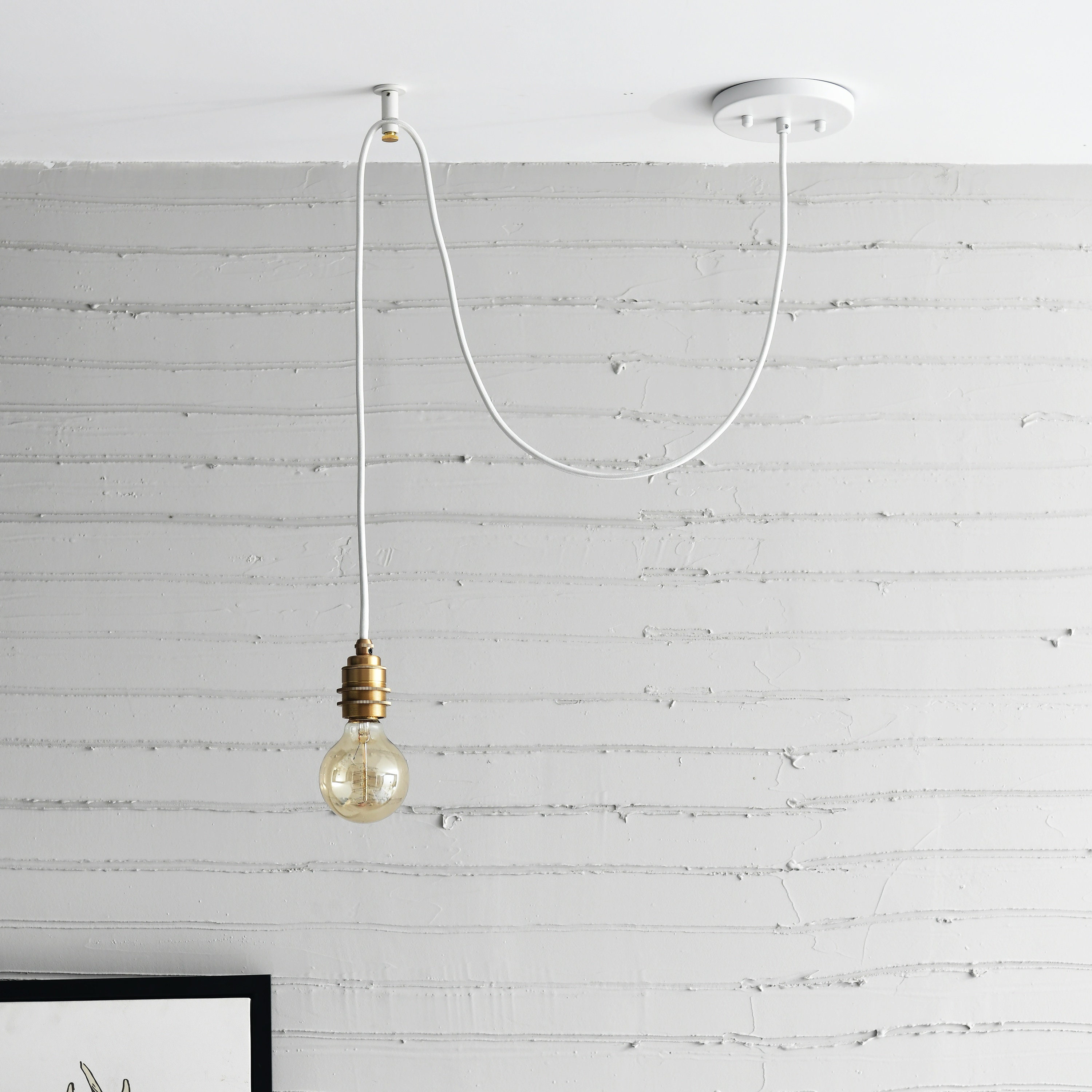 5in Modern Shallow Canopy Kit With Hardware Matte White | Etsy