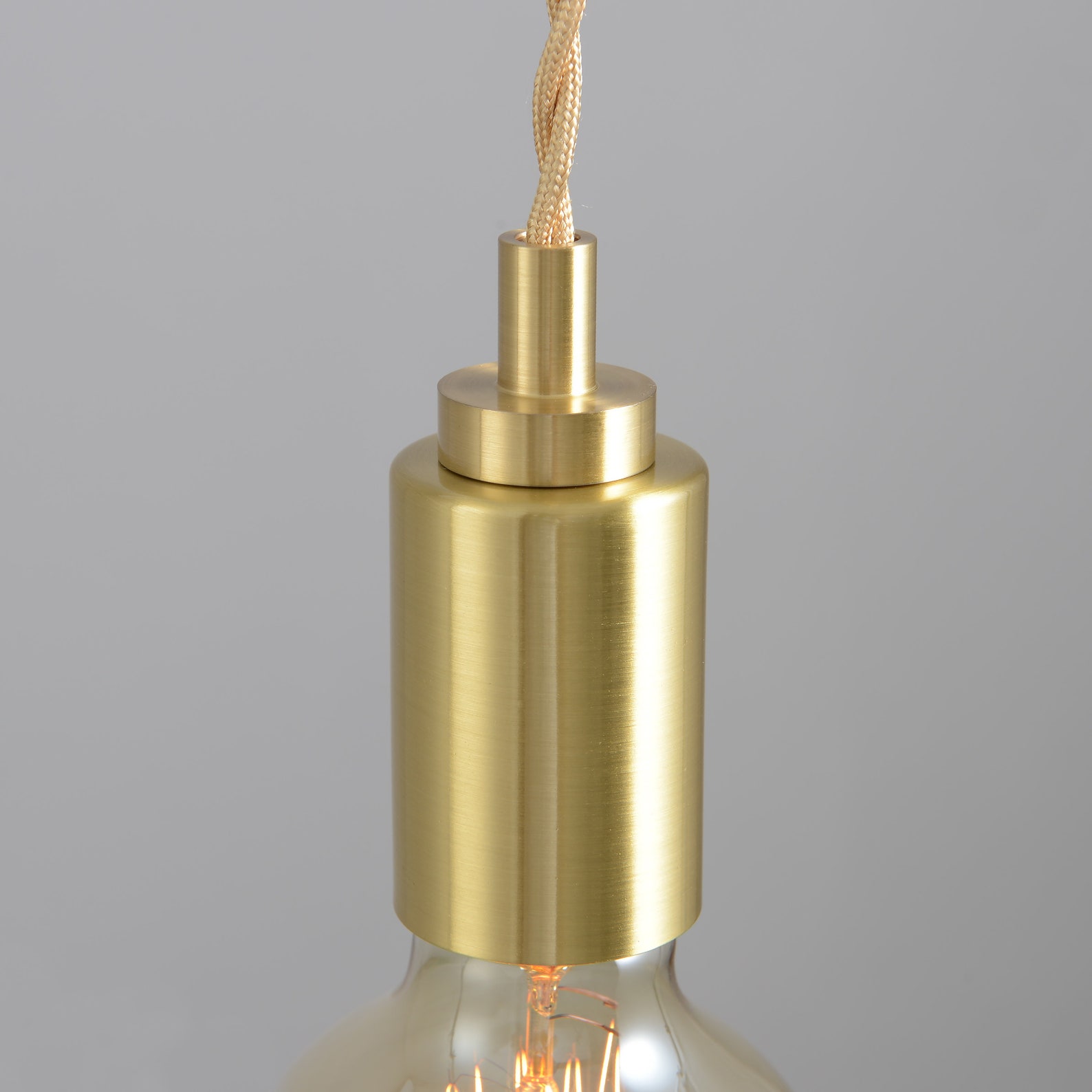 Brushed Gold Plug-in Simple Swag Pendant Ceiling Light With - Etsy